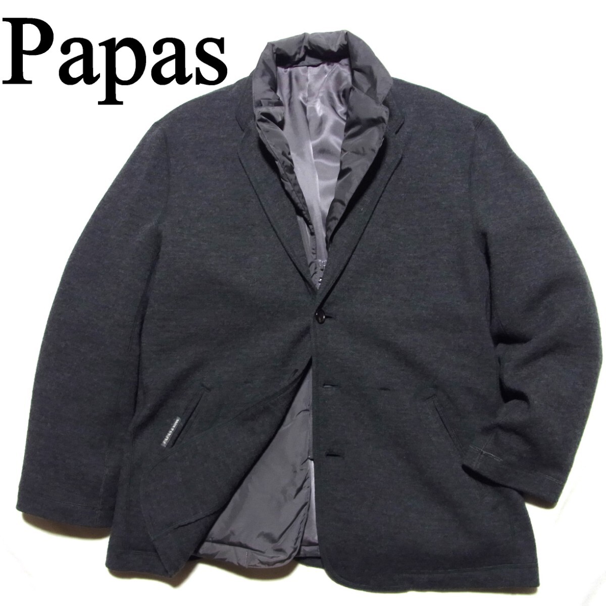 Yahoo!オークション - PAPAS&SONS パパス 3WAY ダウン インナー付き テ...