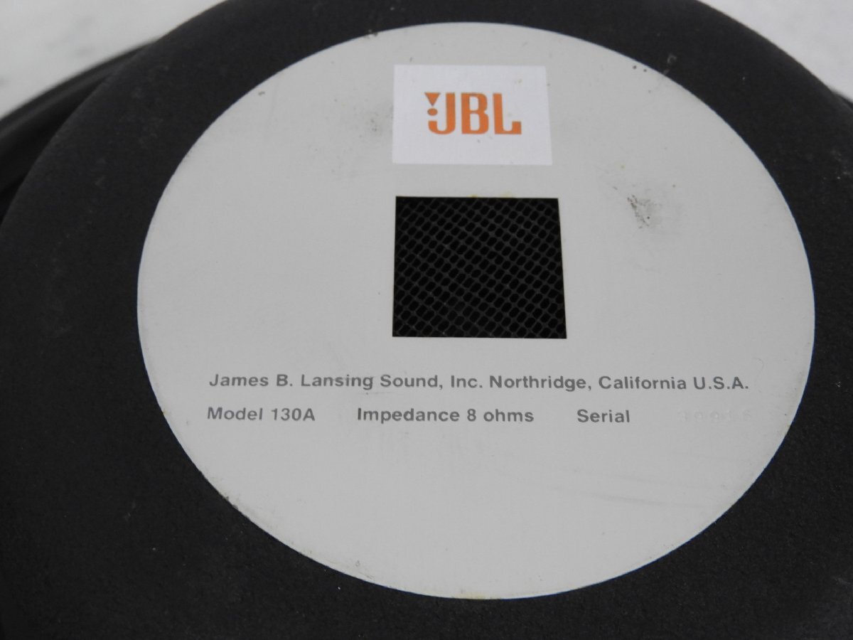Yahoo!オークション - 【C】JBL 130A ユニットペア ジェービーエル 304...