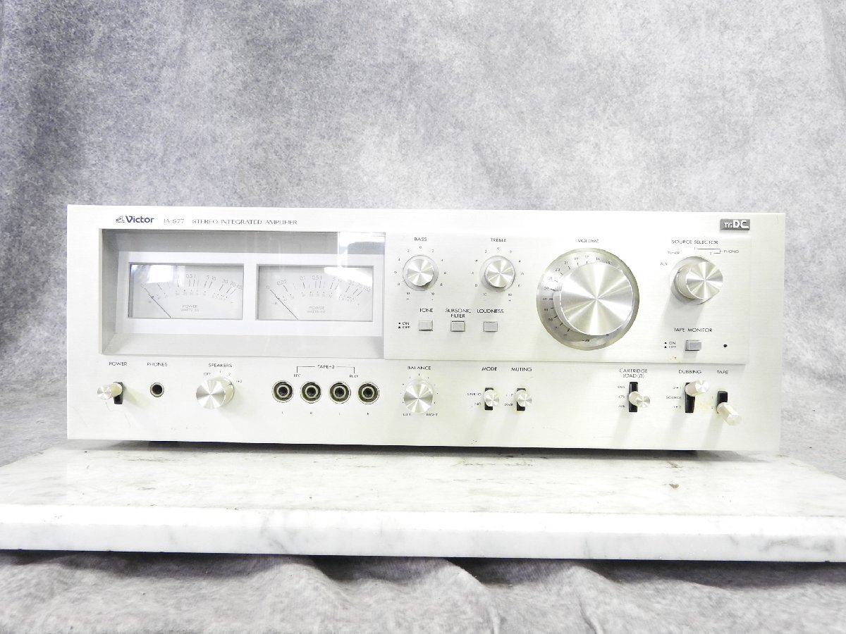 Yahoo!オークション - 【J】VICTOR JA-S77 プリメインアンプ ビクター ...