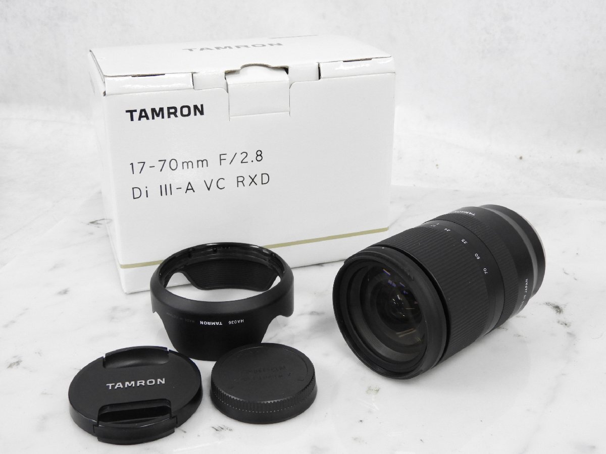 B Tamron 17-70mm F2.8 Di III-A-VC RXD Model B070 カメラレンズ ソニーEマウント フジフィルム Xマウント タムロン 3046017(その他 ...