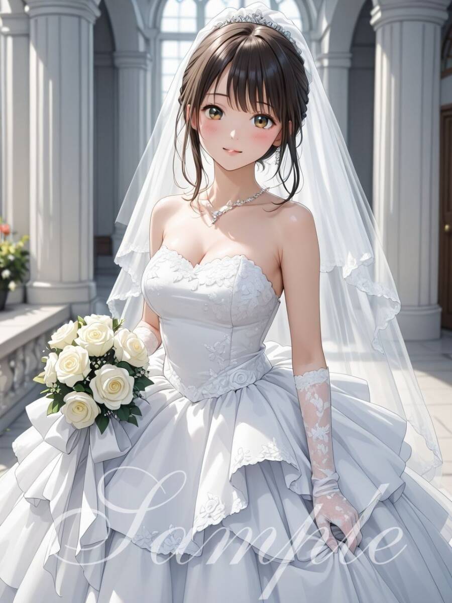 Yahoo!オークション - オリジナル 1点物 【高画質】 浴衣 A4 アート ...