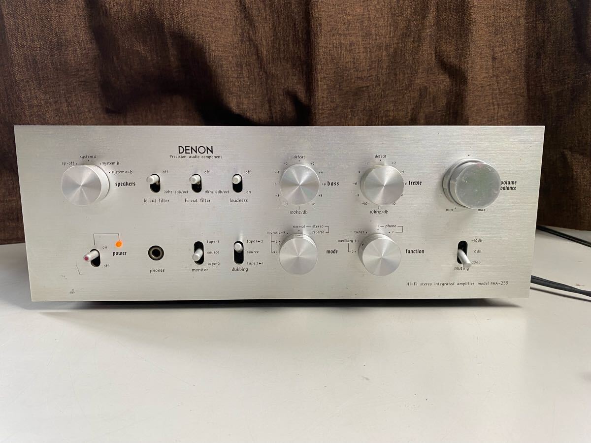 Yahoo!オークション - DENON PMA-255 HiーFi ステレオ インテグレーテ...