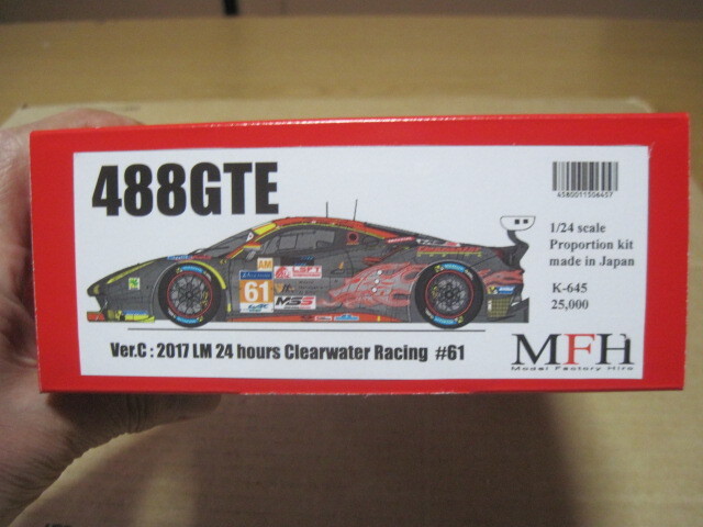 Yahoo!オークション - MFH K645 1/24 488GTE Ver.C フェラーリ 2017 LM...
