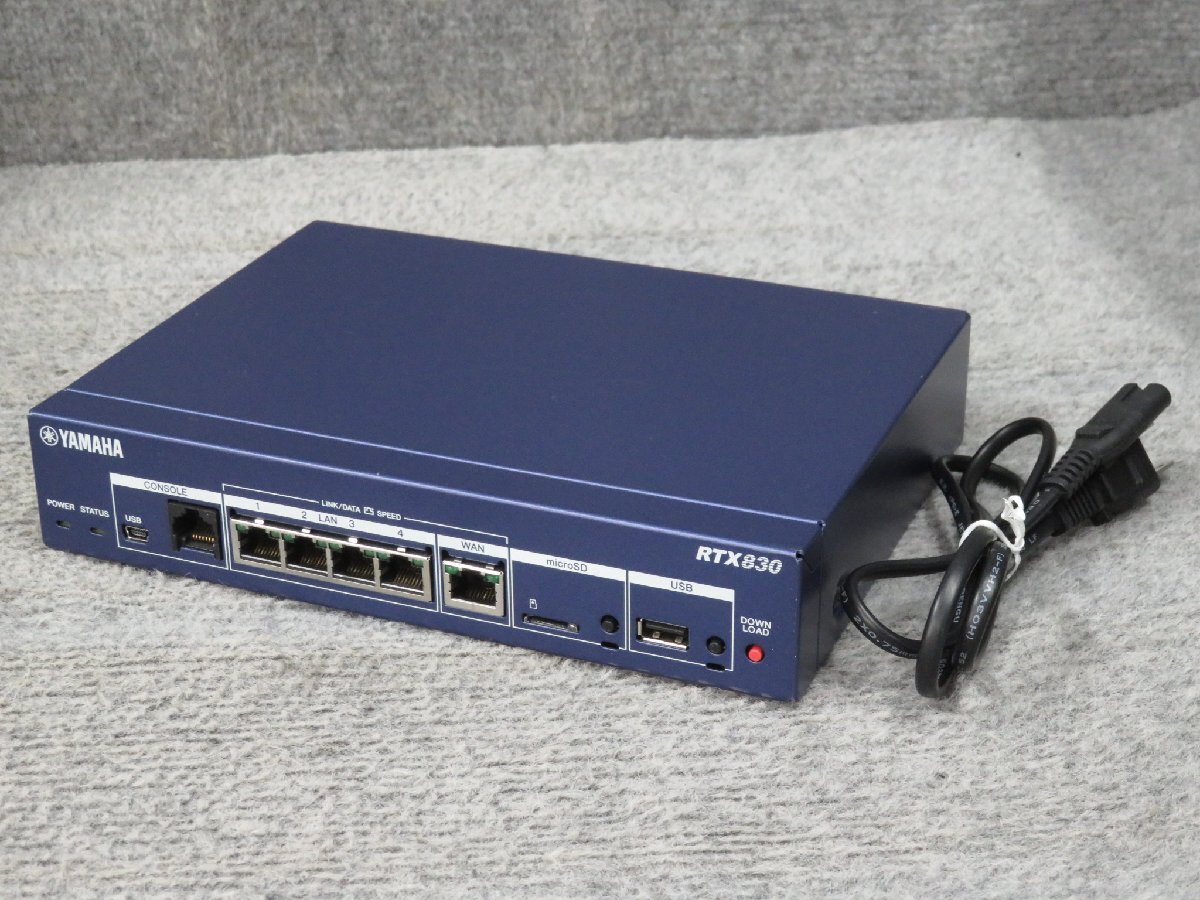 Yahoo!オークション - YAMAHA VPNルーター RTX830 中古 B63707
