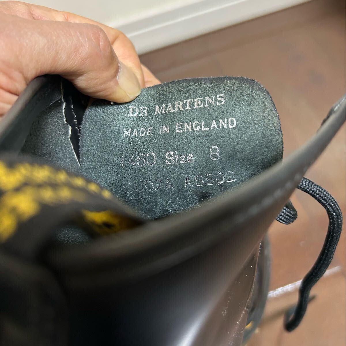 Yahoo!オークション - デッドストック 英国製ドクターマーチン1460 UK...