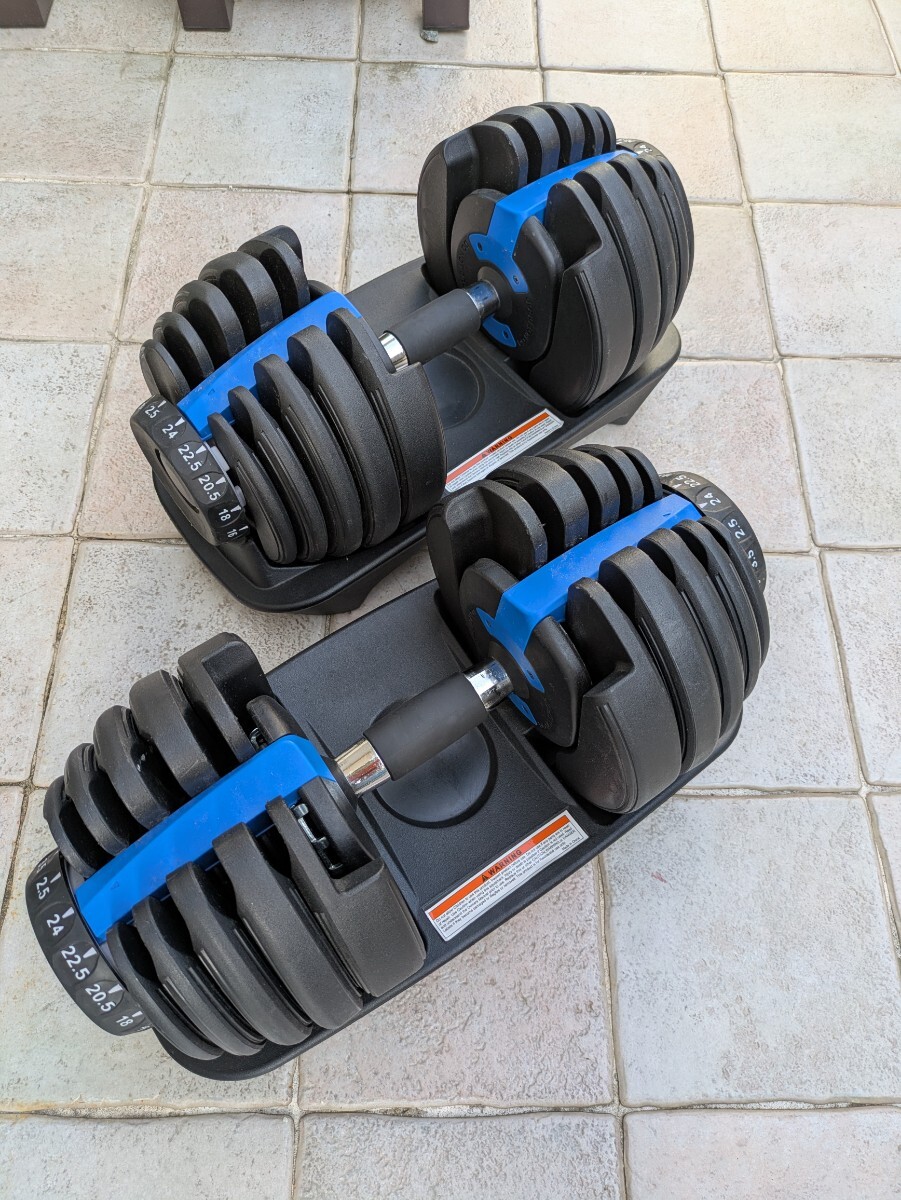 Yahoo!オークション - 可変式 ダンベル 2.5〜24kg 2個セット