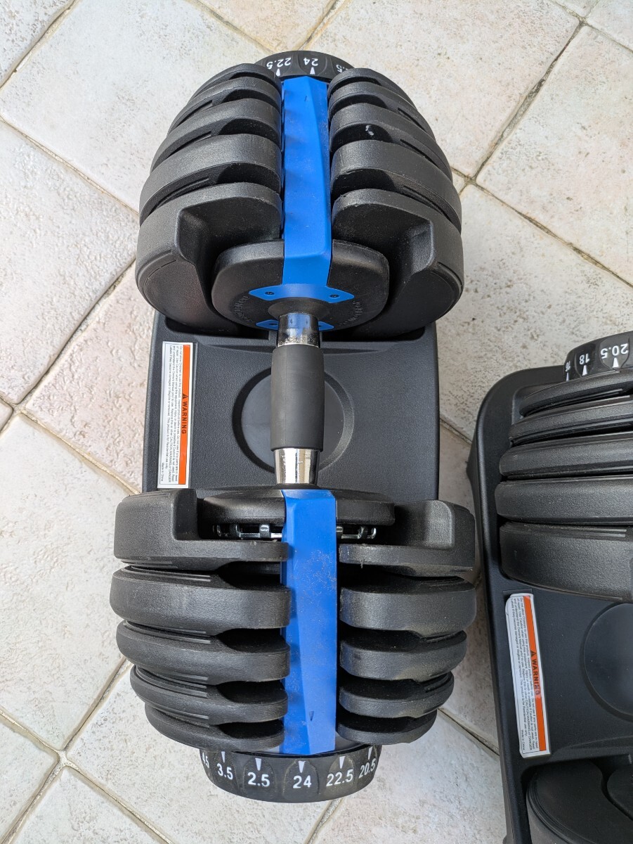 Yahoo!オークション - 可変式 ダンベル 2.5〜24kg 2個セット