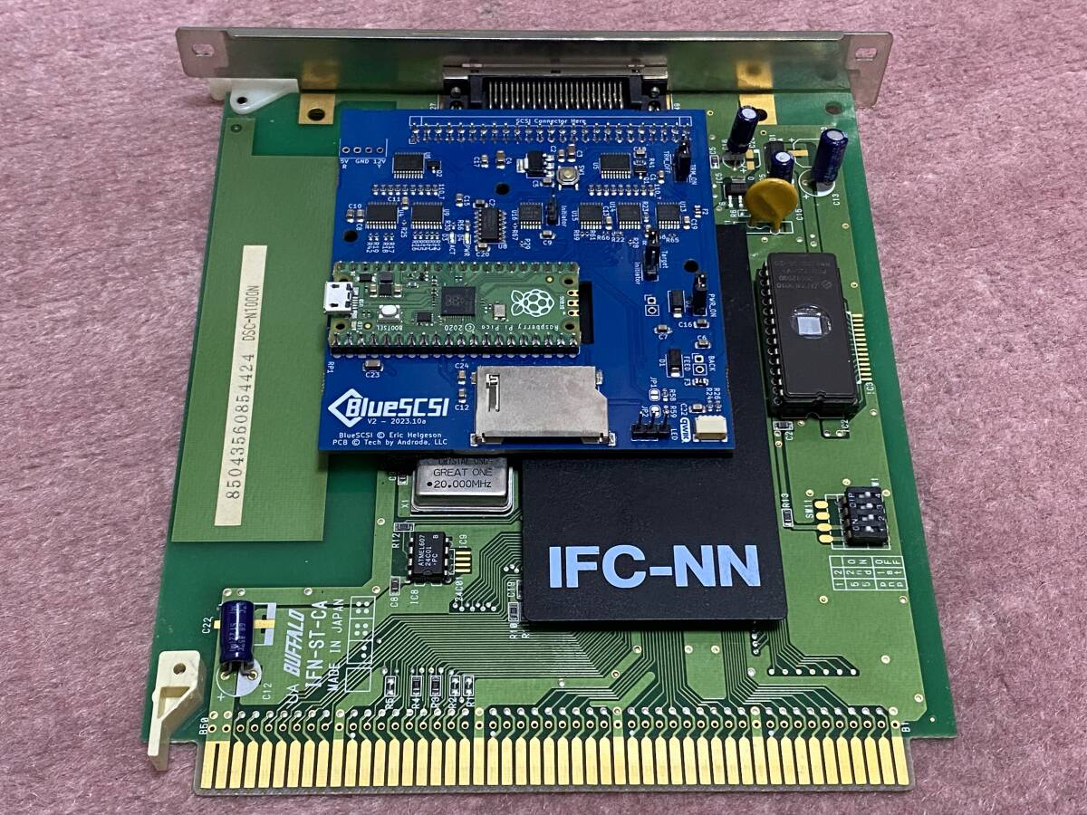 Yahoo!オークション - PC-98用SCSIボード IFC-NN + BlueSCSI(ArdSCSino...