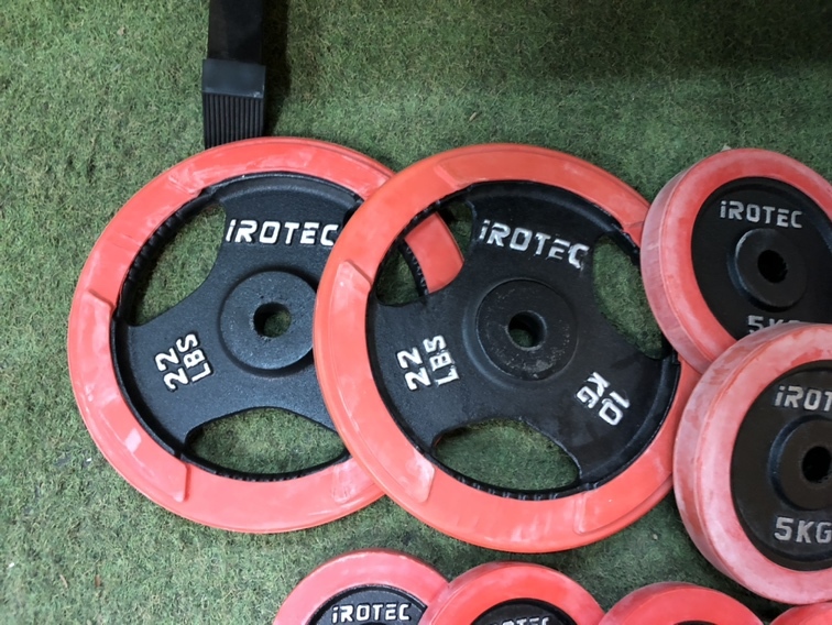 Yahoo!オークション - iROTEC アイロテック ベンチプレスセット 10㎏×...