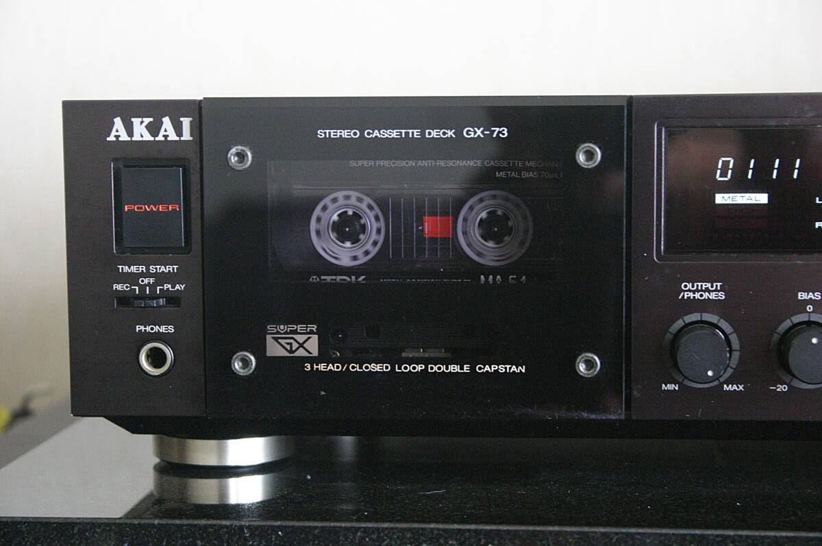 Yahoo!オークション - 整備済【1年保証】AKAI GX-73 取説付 モーター新...