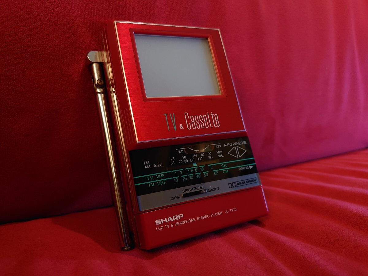 SHARP JC-TV10 Vintage PORTABLE RADIO CASSETTE PLAYER シャープ ポータブル ラジオ カセットプレーヤー(再生専用)｜売買されたオークション ...