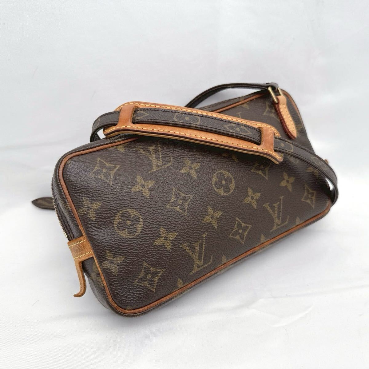 Yahoo!オークション - k409 ルイヴィトン モノグラム マルリーバンドリ...