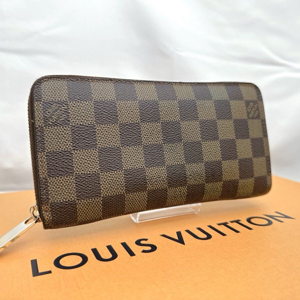 Yahoo!オークション - s392 1円 ルイヴィトン LOUIS VUITTON ダミエ 長...