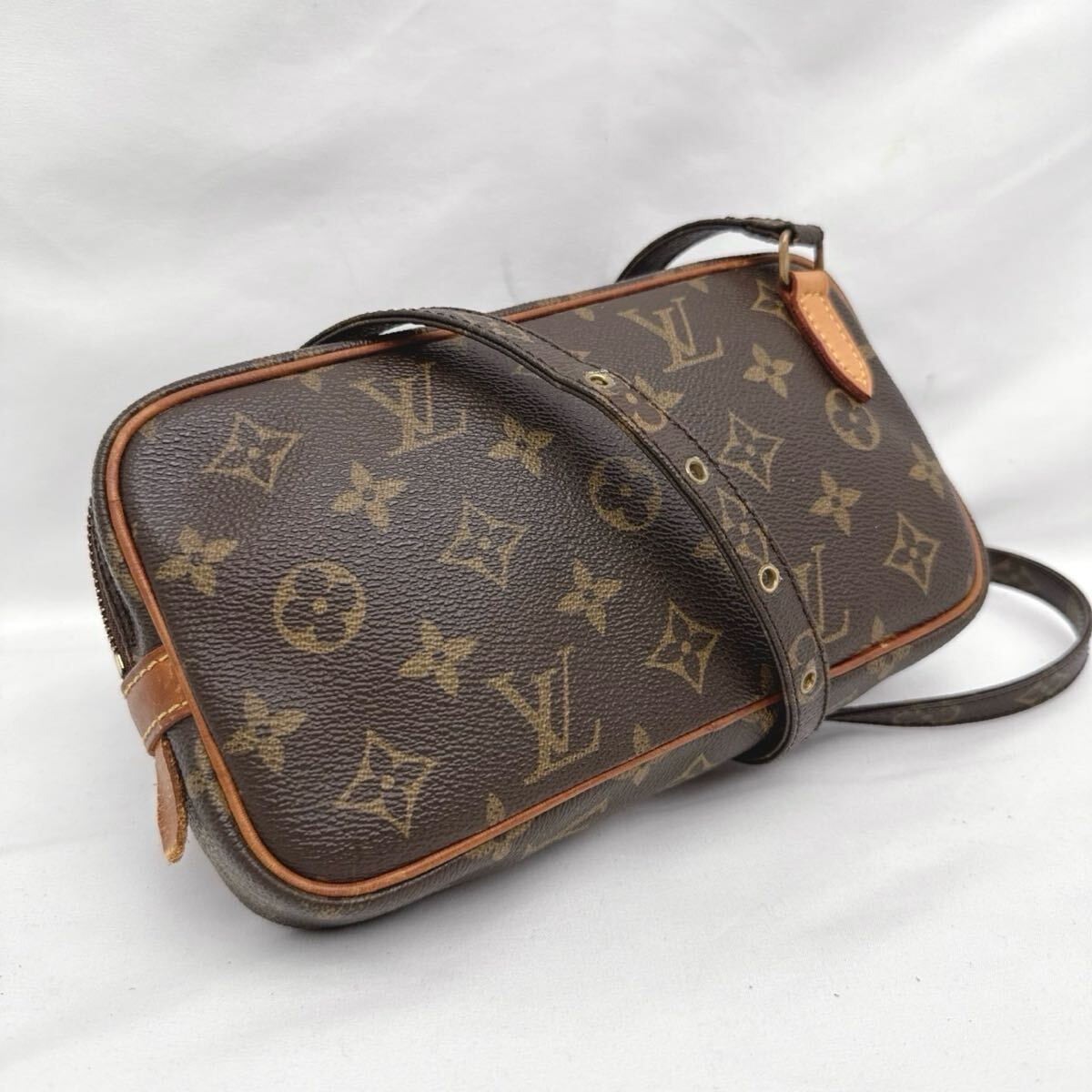 Yahoo!オークション - k417 ルイヴィトン モノグラム マルリーバンドリ...