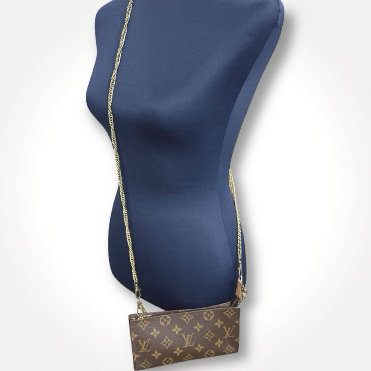 Yahoo!オークション - k436 LOUIS VUITTON ルイヴィトン モノグラム ポ...