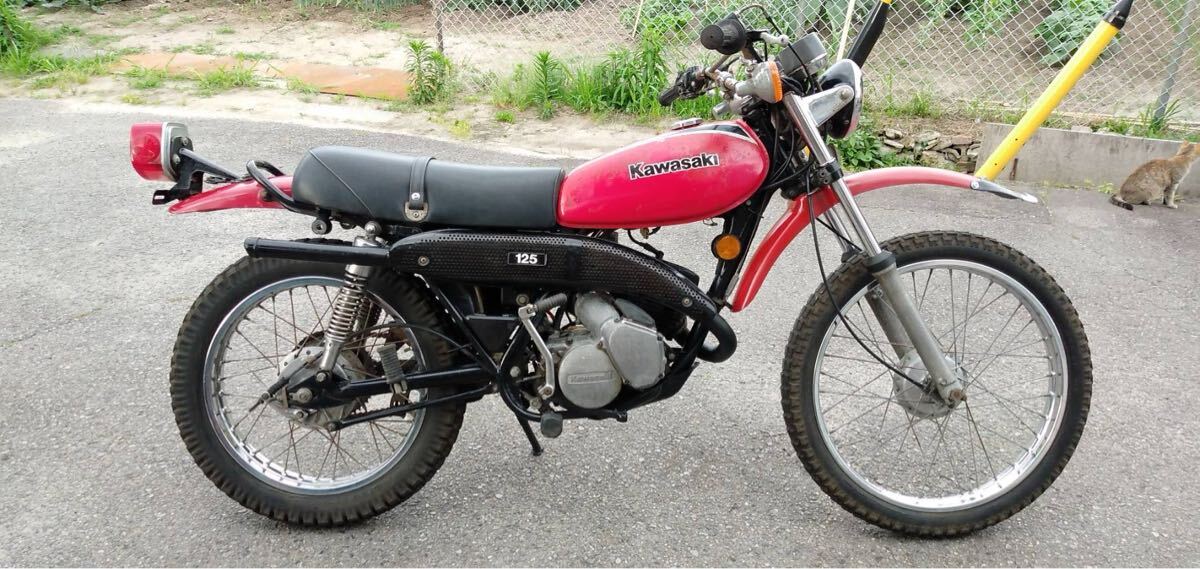Yahoo!オークション - カワサキ KE125 2スト 79年型 希少 実働 ボブキ...