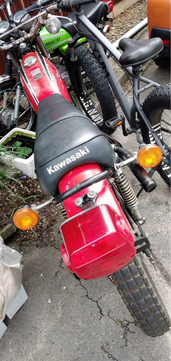 Yahoo!オークション - カワサキ KE125 2スト 79年型 希少 実働 ボブキ...