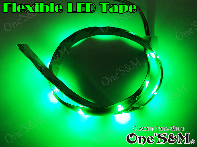 Yahoo!オークション - E39-1GR LEDテープ 30cm グリーン 緑色 アンダー...