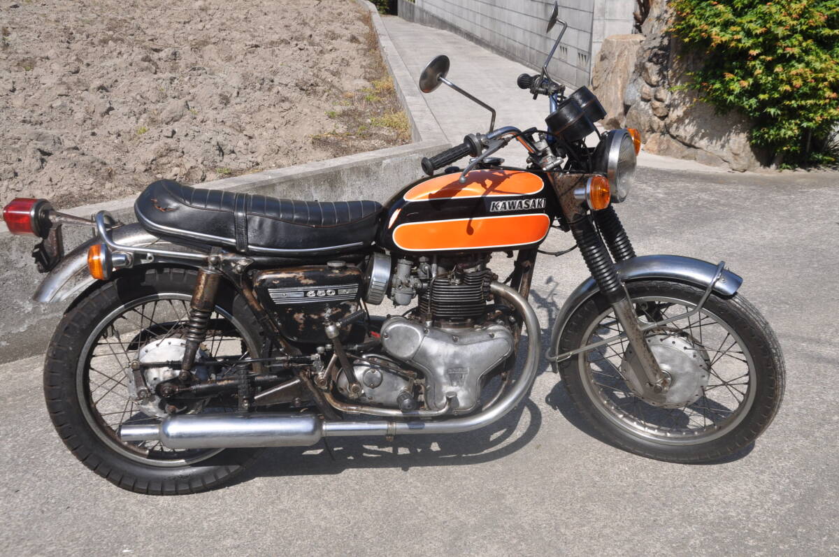 Yahoo!オークション - 絶版車 旧車 国内仕様 カワサキW1SA（1971年...