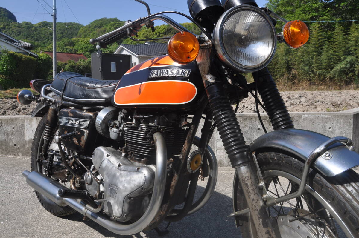 Yahoo!オークション - 絶版車 旧車 国内仕様 カワサキW1SA（1971年...