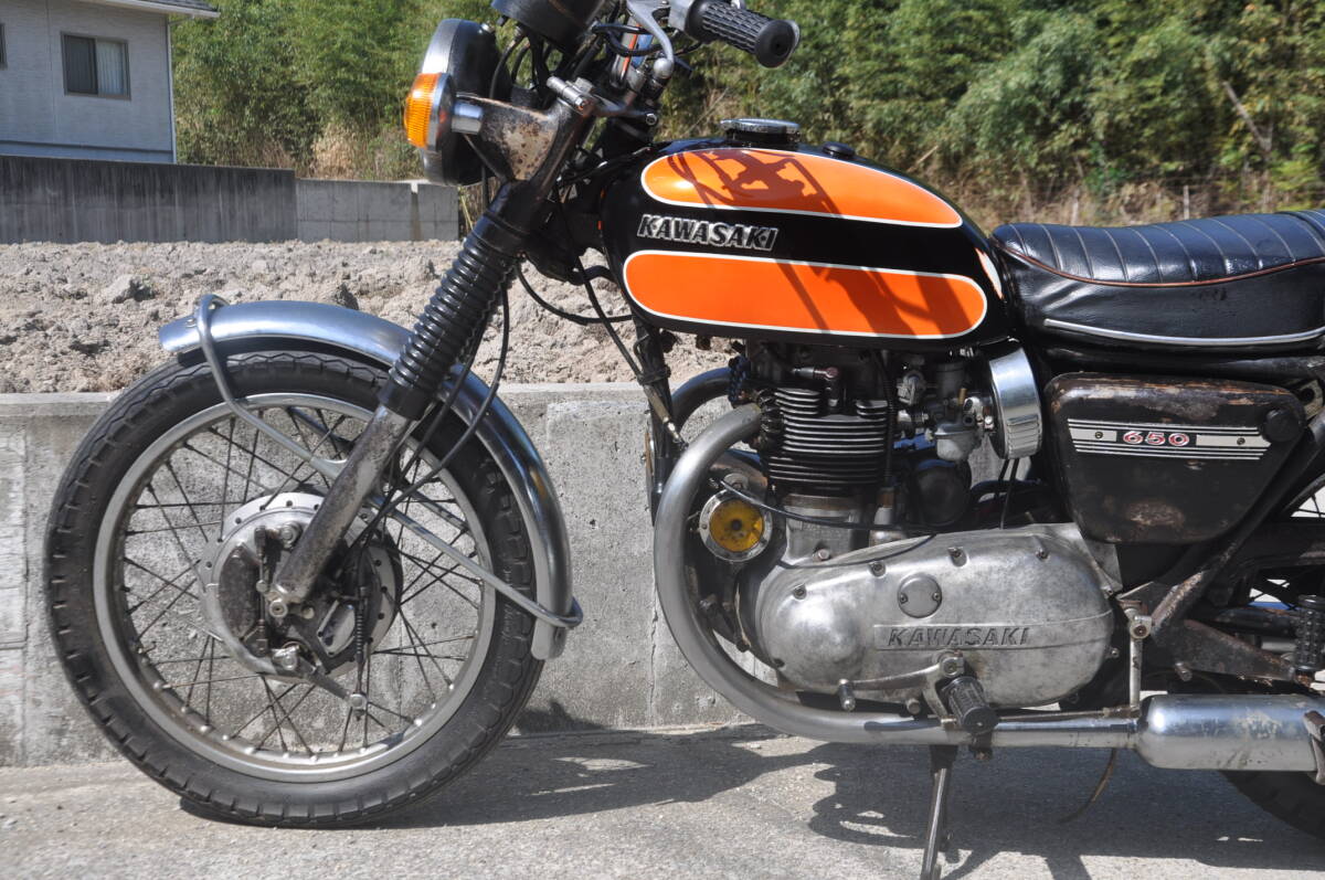 Yahoo!オークション - 絶版車 旧車 国内仕様 カワサキW1SA（1971年...