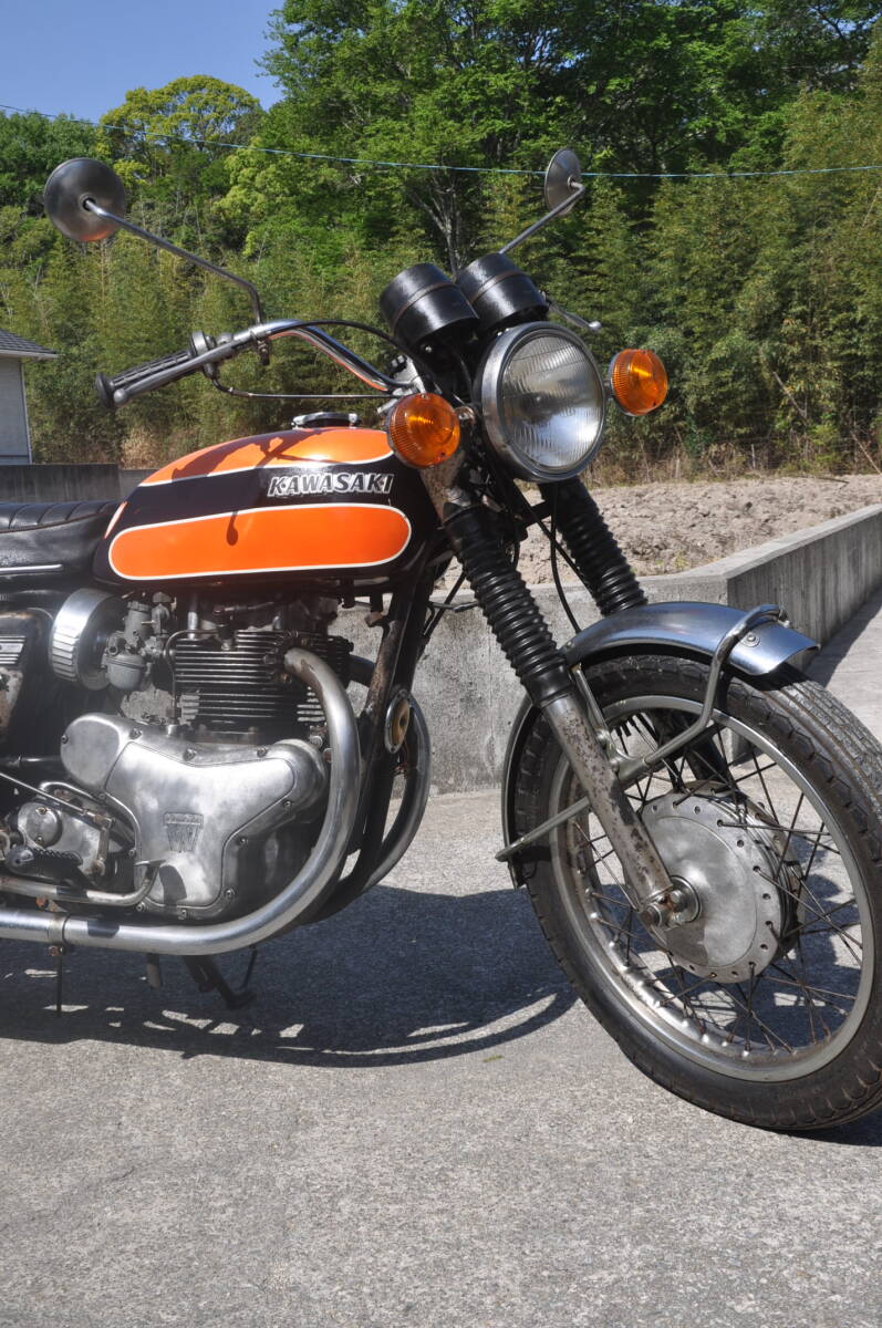 Yahoo!オークション - 絶版車 旧車 国内仕様 カワサキW1SA（1971年...