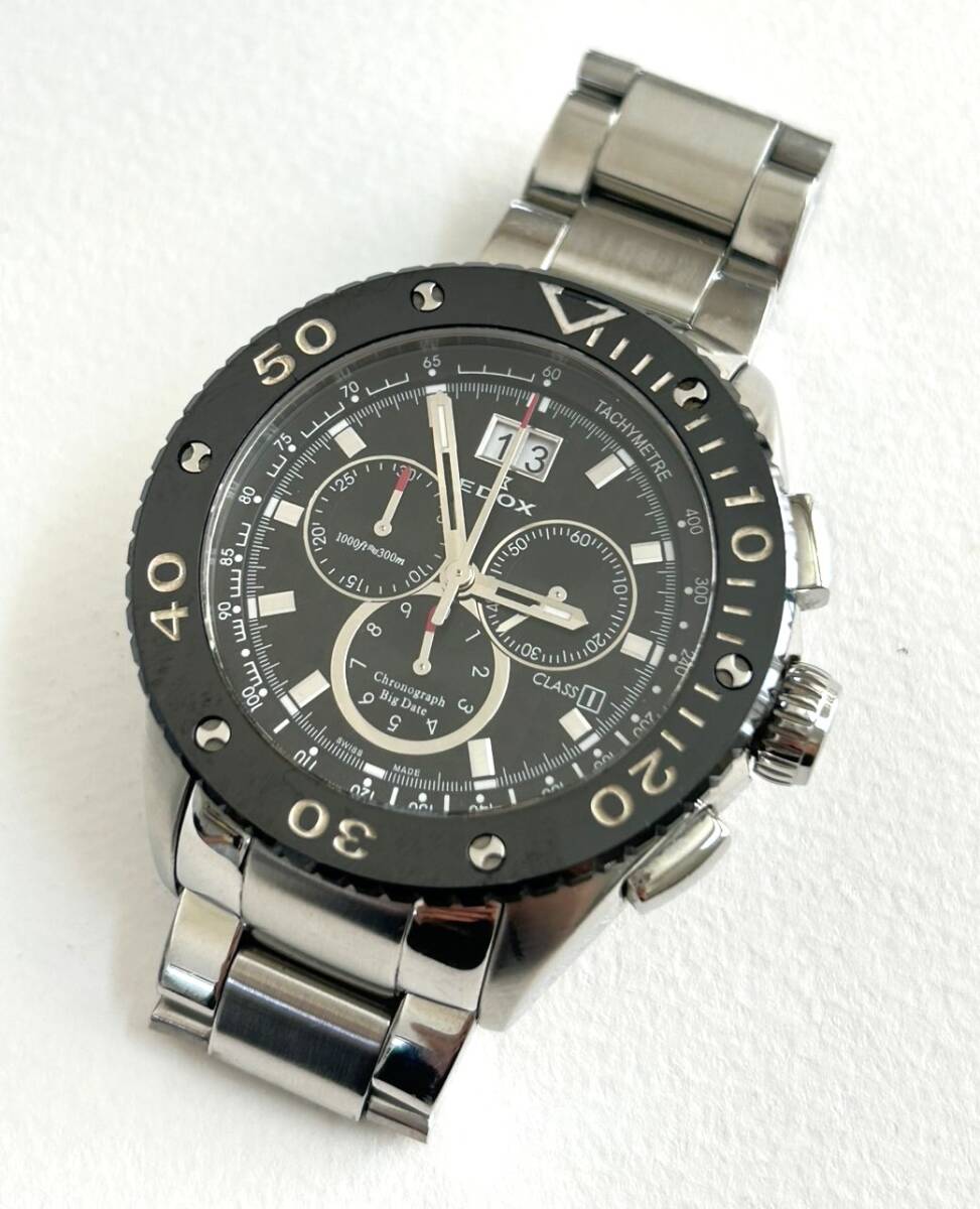 Yahoo!オークション - B11)100円～EDOX/エドックスクラスワン クロノオ...