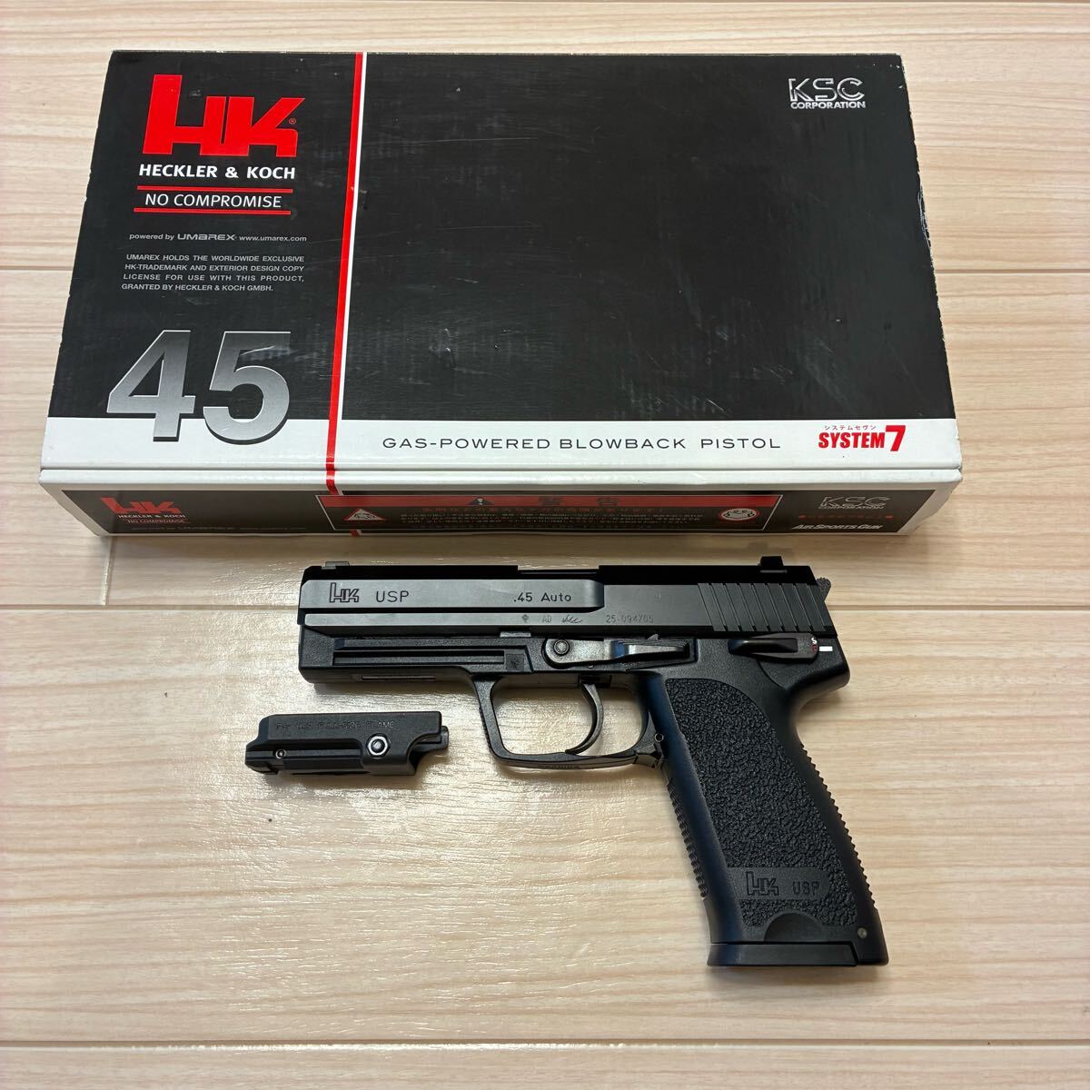 Yahoo!オークション - KSC USP45 フルサイズ システム7 ガスブローバッ...