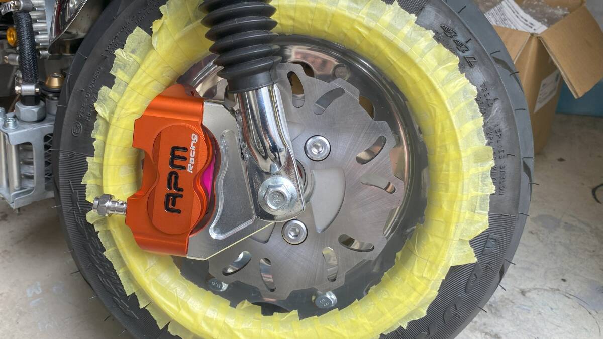 Yahoo!オークション - RPM ラジアルキャリパー オレンジ 82mm モンキー...