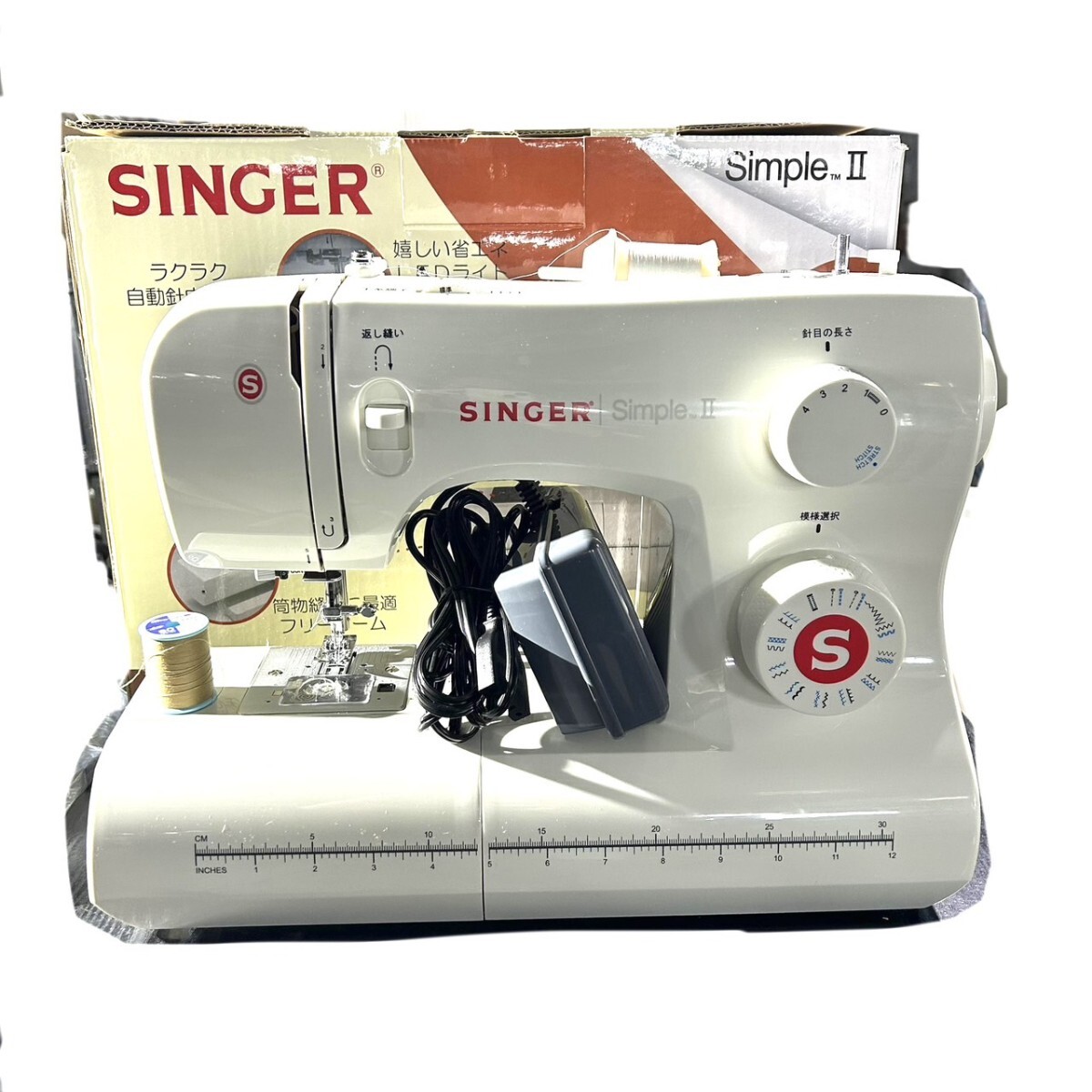 Yahoo!オークション - SINGERミシンSimpleⅡ/SN621 フットコントローラ...