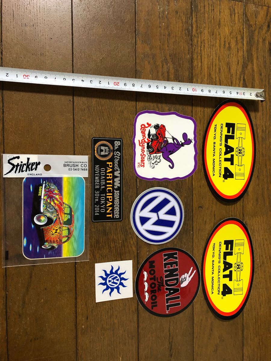 Yahoo!オークション - FLAT4 ストリートVW他 ステッカーセット 空冷ビ...