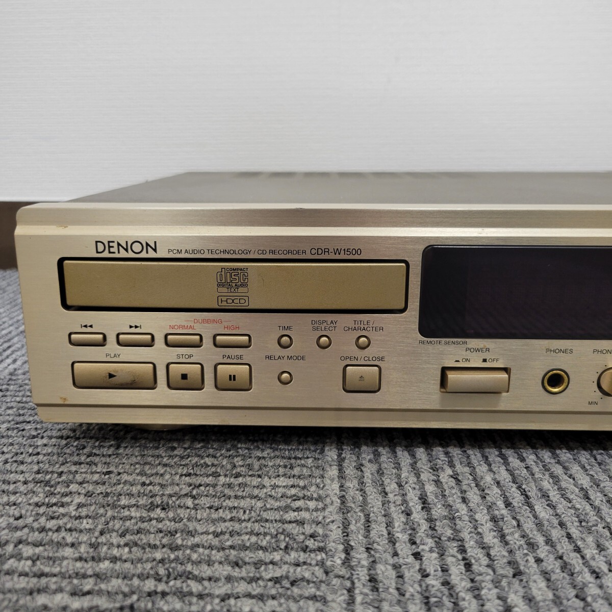 Yahoo!オークション - DENON CDR-W1500 CD RECORDER デノン CDレコーダ...