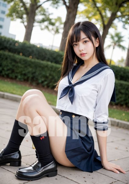 Yahoo!オークション - 【0501-09】A4 ポスター 高画質 AI 美女 お姉さ...