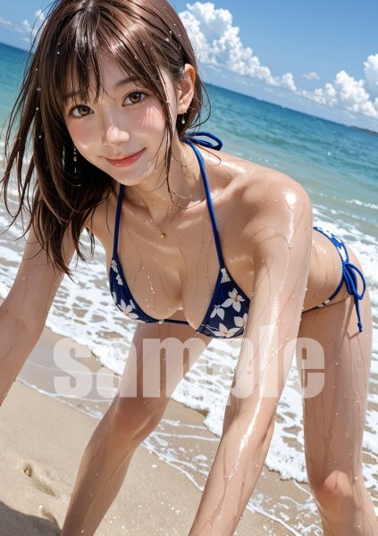 Yahoo!オークション - （現品限り） A4 ポスター 高画質 AI 美女 お姉...