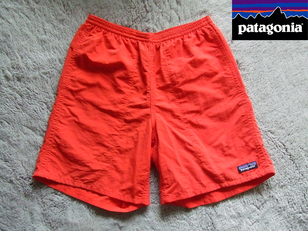 Yahoo!オークション - XS パタゴニア バギーズショーツ オレンジ patag...