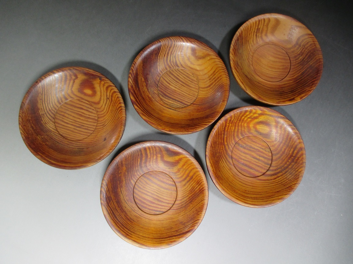 Yahoo!オークション - 肥松 《 茶托 》 五客 検索 茶道具/煎茶道具/茶...