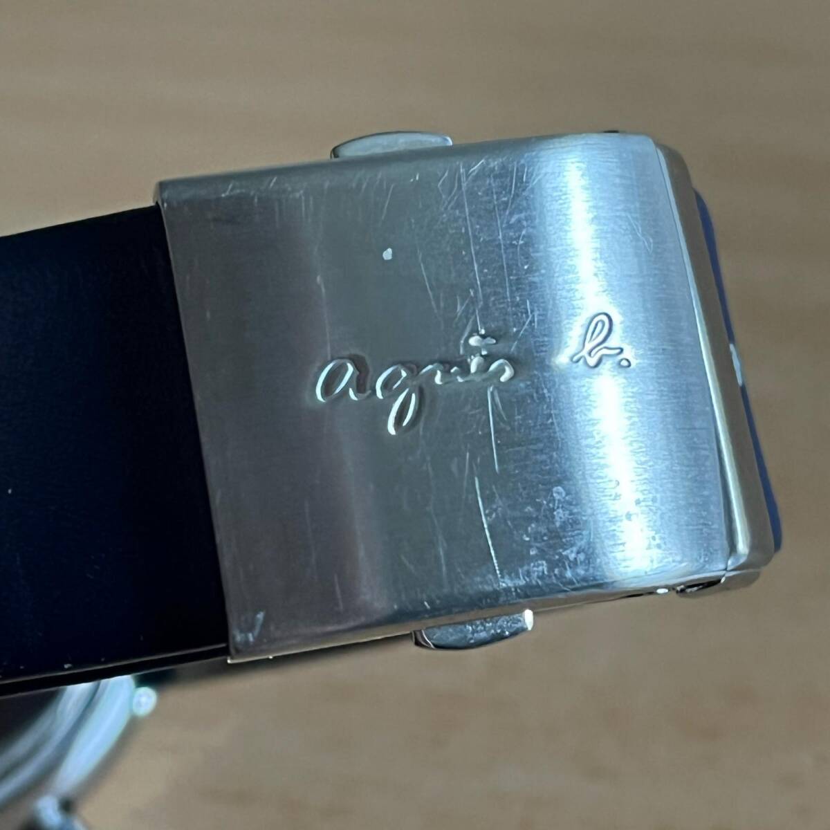 Yahoo!オークション - 845-0754 agnes b. アニエスベー メンズ腕時計 ...