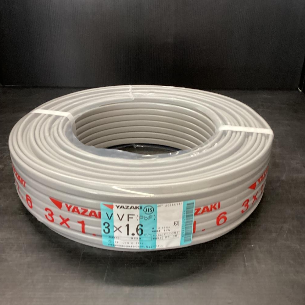 Yahoo!オークション - VVFケーブル 3x1.6mm 100m