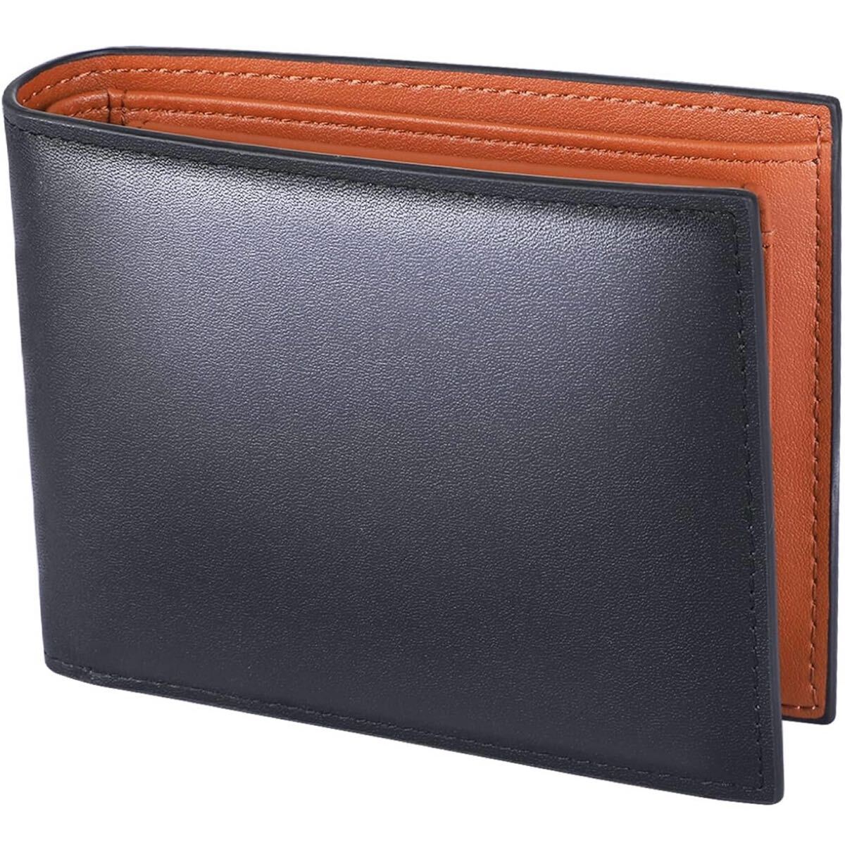 Yahoo!オークション - 【二つ折り財布】メンズ 黒 茶 ブラックブラウン...