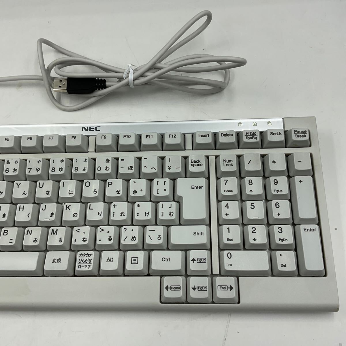 Yahoo!オークション - (D653) 美品 NEC 純正 キーボード USB接続 日本...