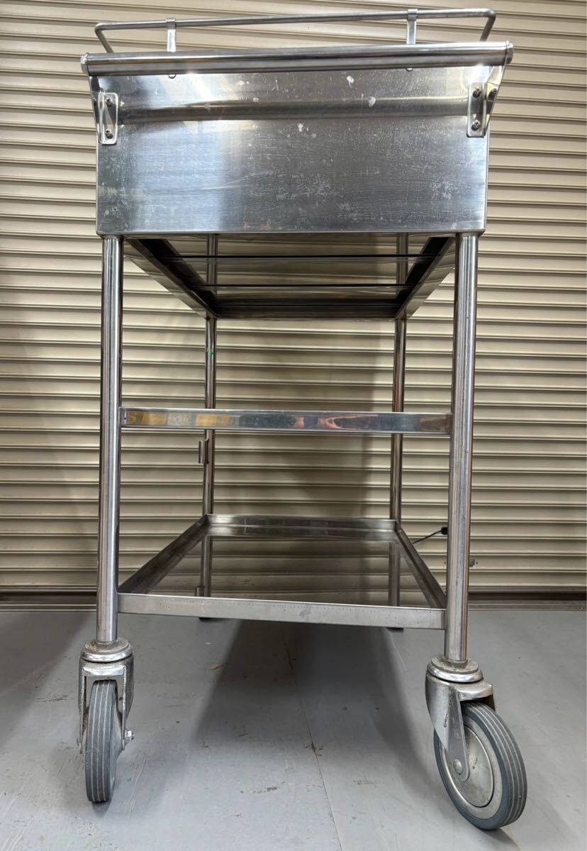 Yahoo!オークション - Muranaka ステンレス製 ワゴン キャスター付き ...