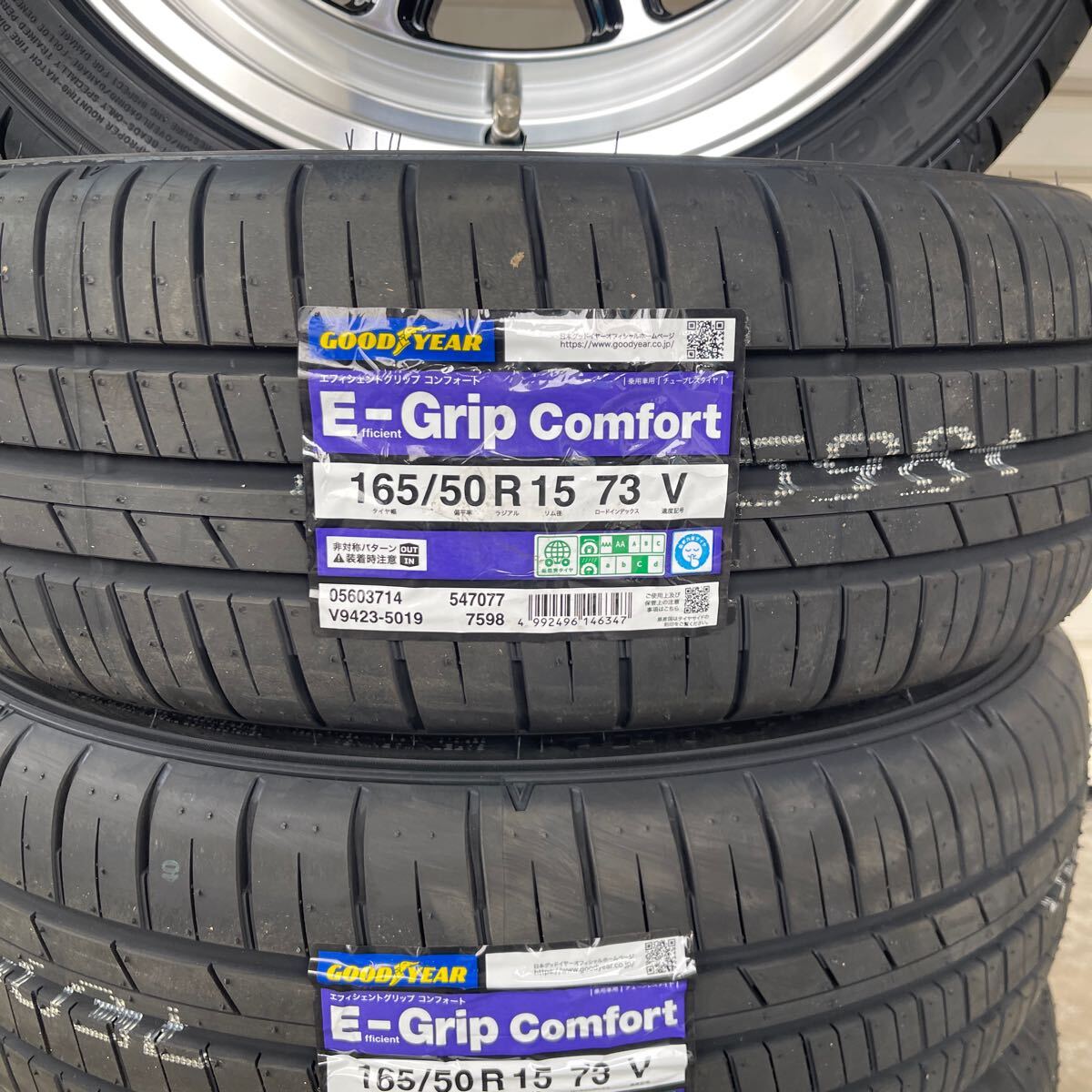 Yahoo!オークション - RX4 グッドイヤーコンフォート 165/50R15 4本セ...