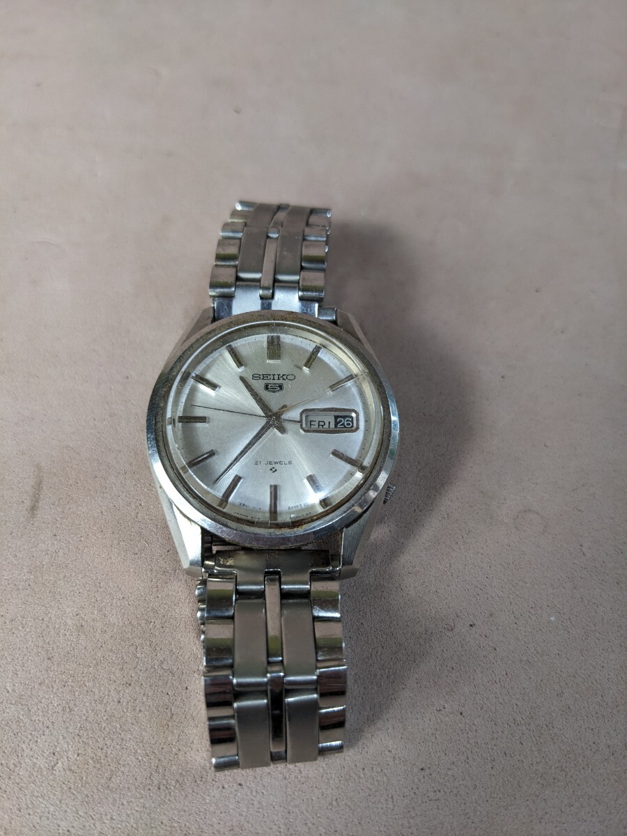 Yahoo!オークション - 1円 SEIKO セイコー 5 6119-B020 自動巻 自動巻...