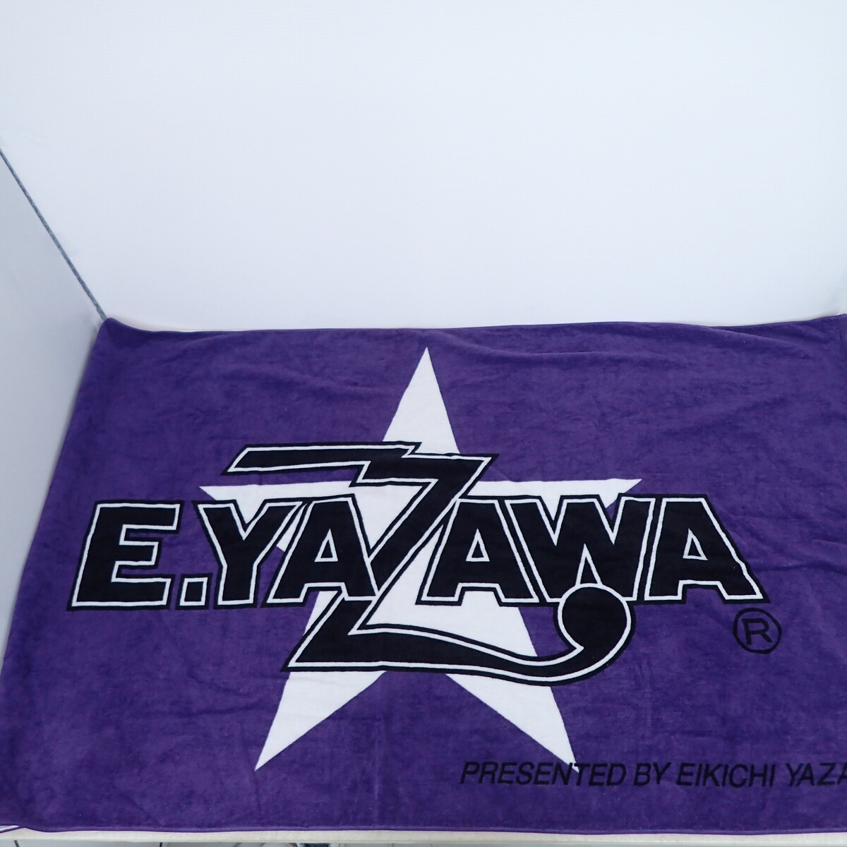 Yahoo!オークション - 矢沢永吉 スペシャルビーチタオル ロゴ星 パープ...