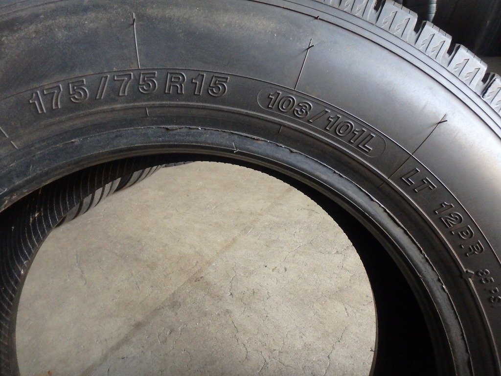 Yahoo!オークション - N157 バリ溝 送料無料【175/75R15 103/101】ヨコ...