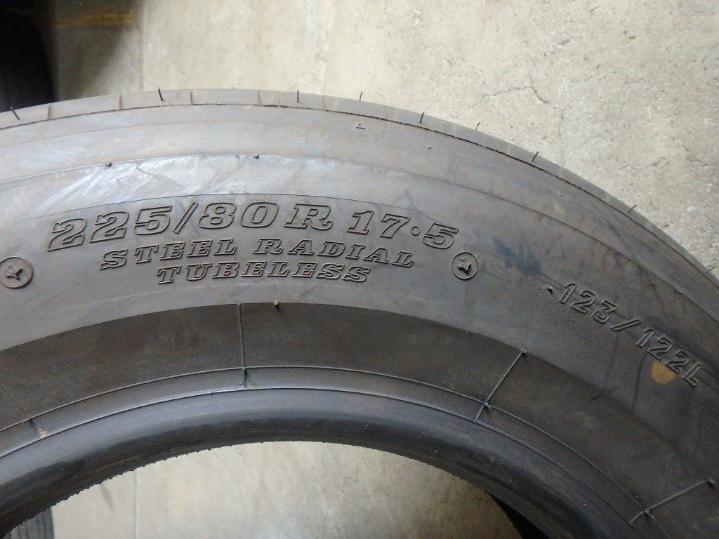 Yahoo!オークション - N172 2024年製 送料無料【225/80R17.5 123/122】...