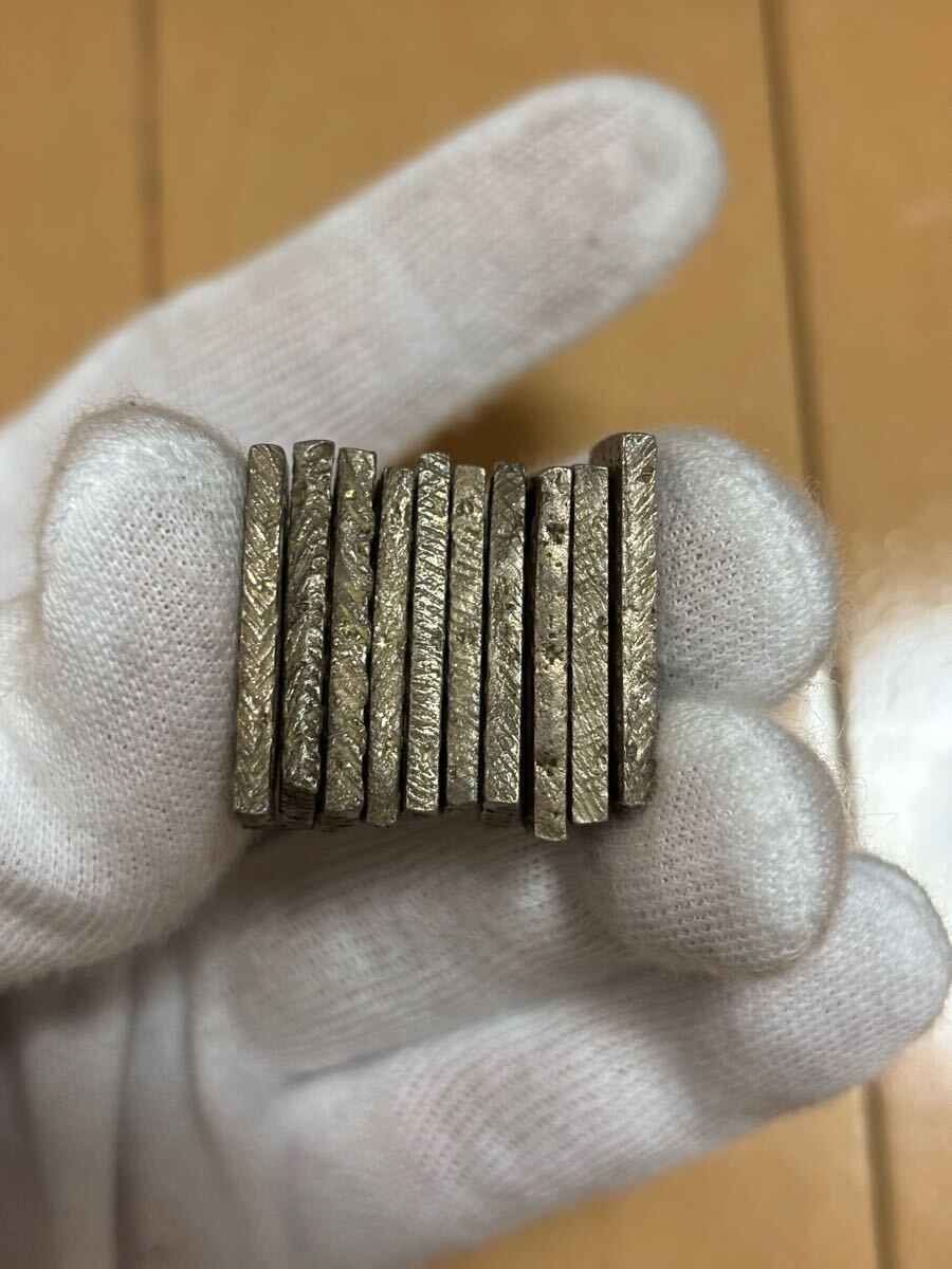 Yahoo!オークション - ⑥ 一分銀 おまとめ 計10枚 87.2g 安政 天保 未...