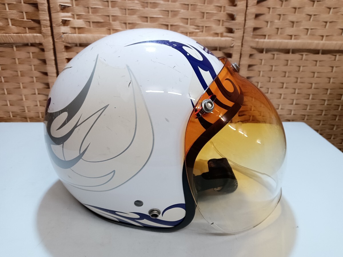 Yahoo!オークション - 56287 ヘルメット2個セット キズあり品 サイズ57...