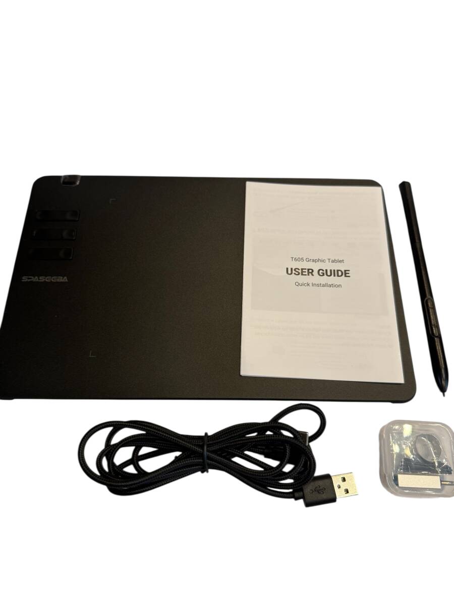 Yahoo!オークション - 【1円オークション】ペンタブレット T605 ペン...