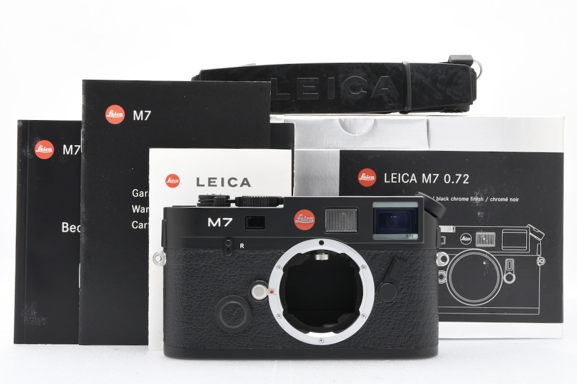 Yahoo!オークション - Leica M7 0.72 ブラック ボディ SN.2777277 ライ...